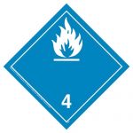 International Division 4.3 Water Reactive Substances Placard – Wordless ...