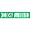 Condenser Water Return Pipe Marker – ASME/ANSI – Green, Self-Stick ...