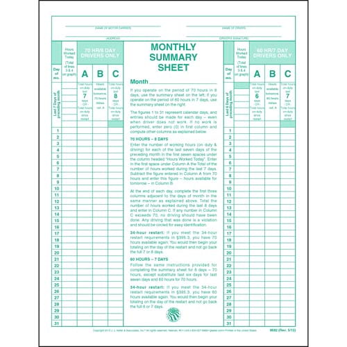 Dispatch and Trip Report – Horizontal, Padded Format – Padded Format ...